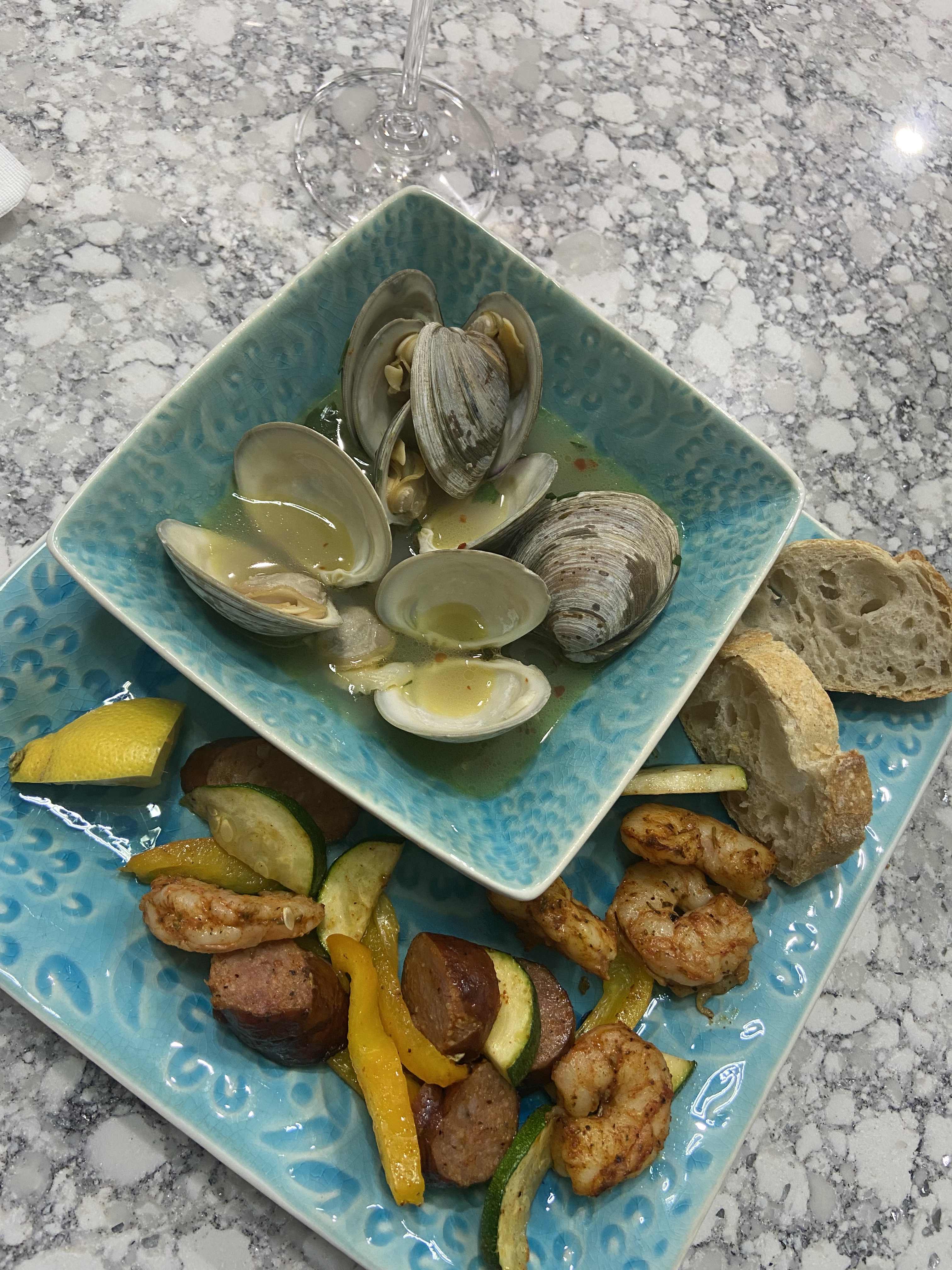 Cajun Shrimp & Buttery Garlicky Steamed Clams – Jacq from Jersey…